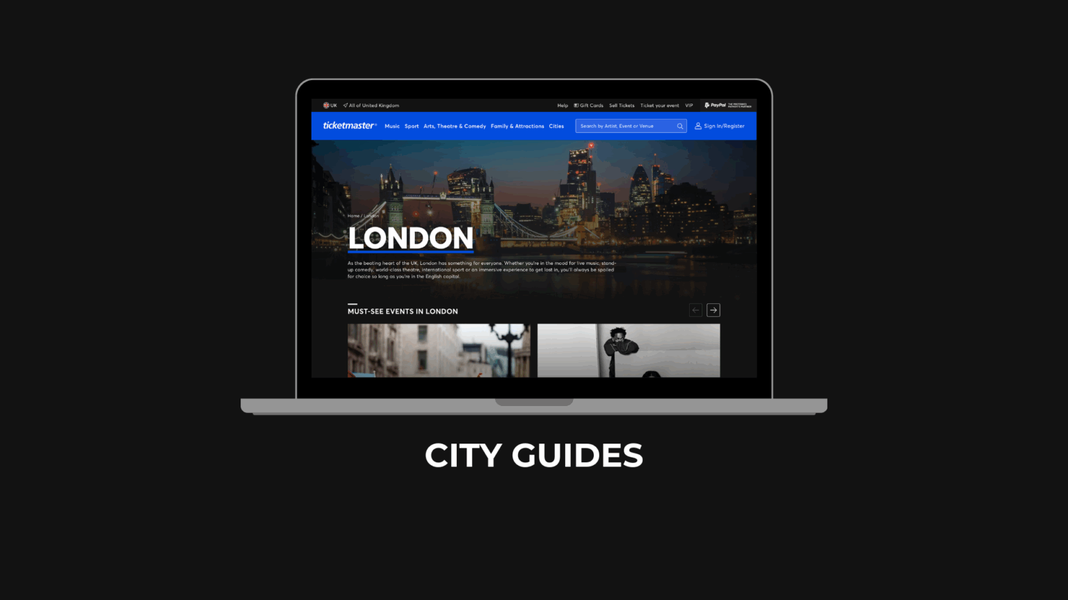 TM1 Events - Key Features Guide - Ticketmaster Business UK